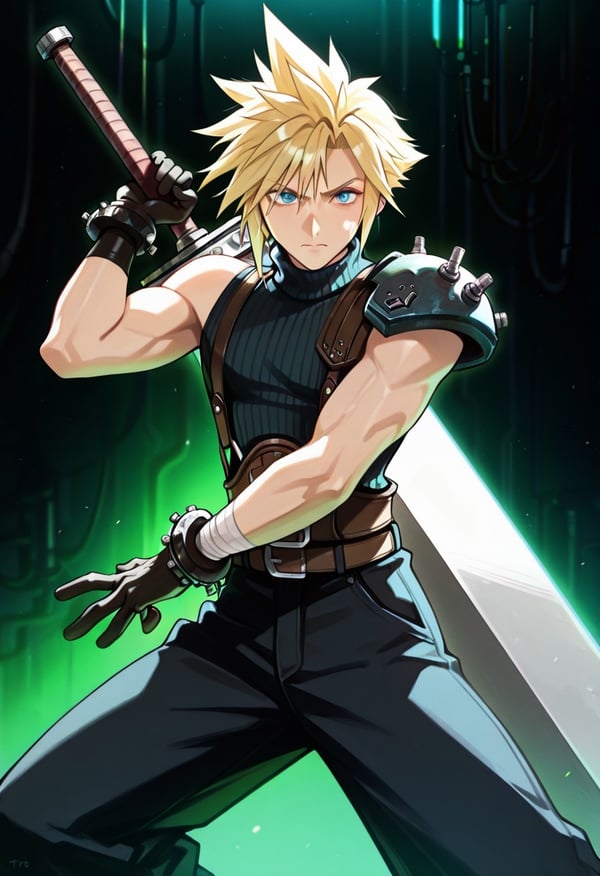 Cloud Strife - FF7 - 5 Outfits - V1 | Tensor.Art | Tensor.Art