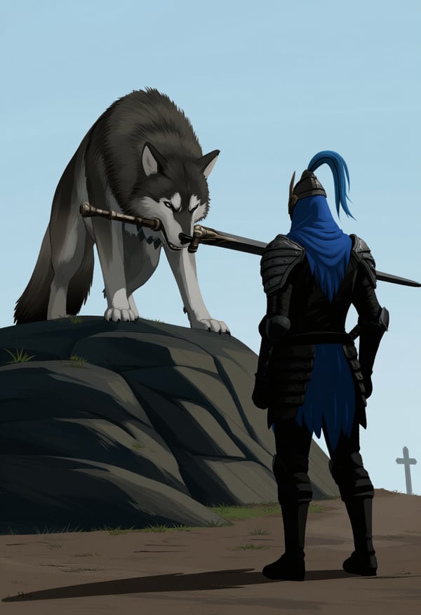 Artorias and Great Grey Wolf Sif - ZIT1.0 | Z-Image-Turbo - LORA ...