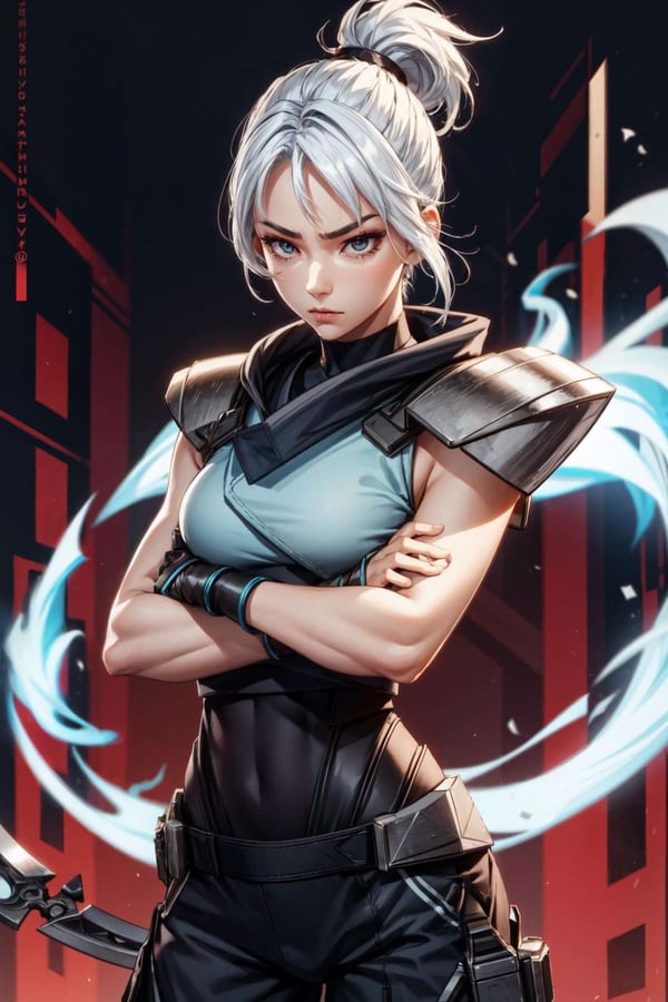 1girl,jett,asian face,white ha | image created by | Tensor.Art