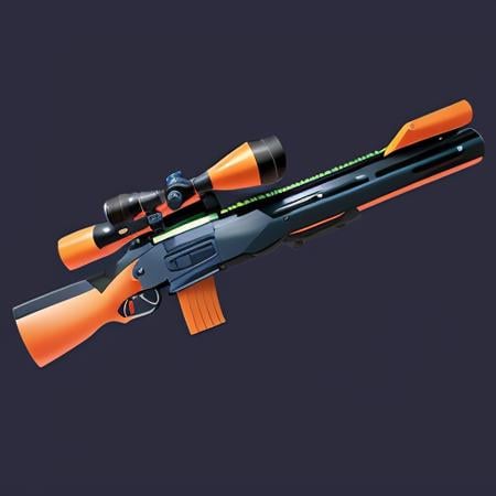 A sniper rifle,Rainbow color，g | image created by | Tensor.Art