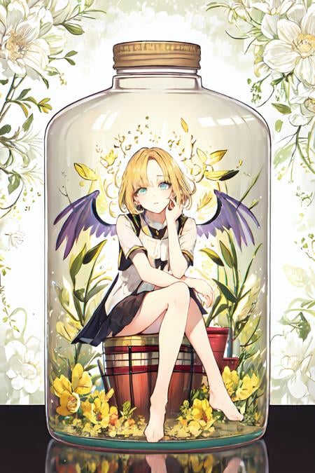 girls in glass bottle/瓶中少女 - v1.0 | Tensor.Art | Tensor.Art