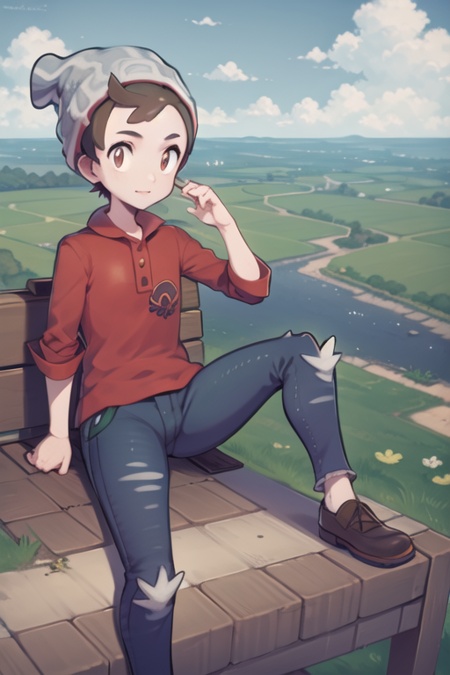 Pokemon - Victor Multiple Outfits | Tensor.Art | Tensor.Art