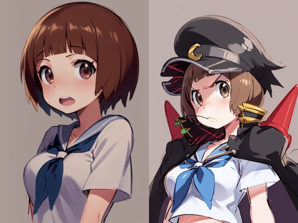 Mako Mankanshoku - Kill la Kill - Character LORA - FightClub | image ...