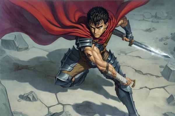 Guts - Berserk - Character LORA - Guts_05 | image created by Konan ...
