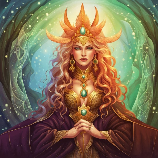 magic queen,Western magical wo | image created by | Tensor.Art