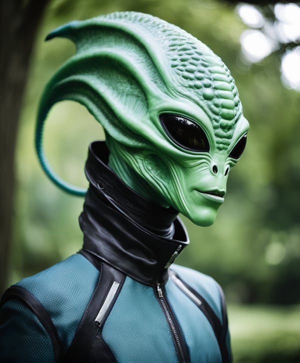 alien creature species, wearin | image created by | Tensor.Art