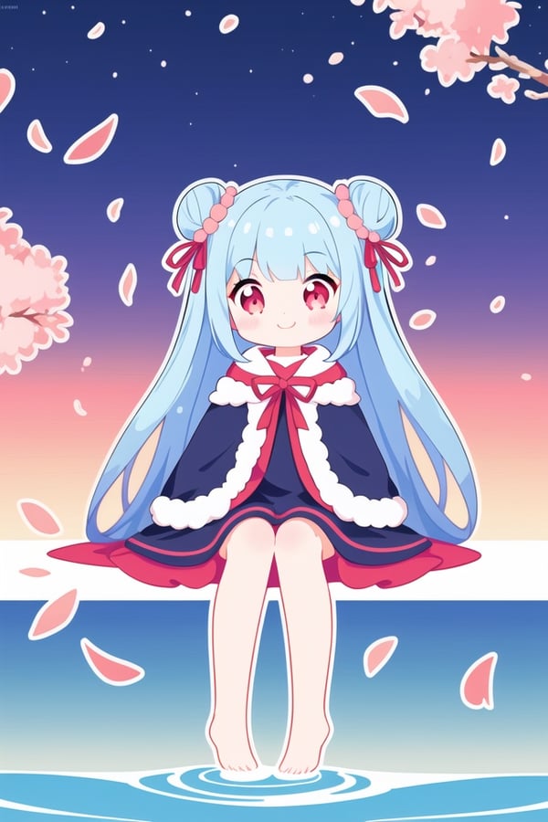 (flat design,hyper cute girl:1 | image created by | Tensor.Art