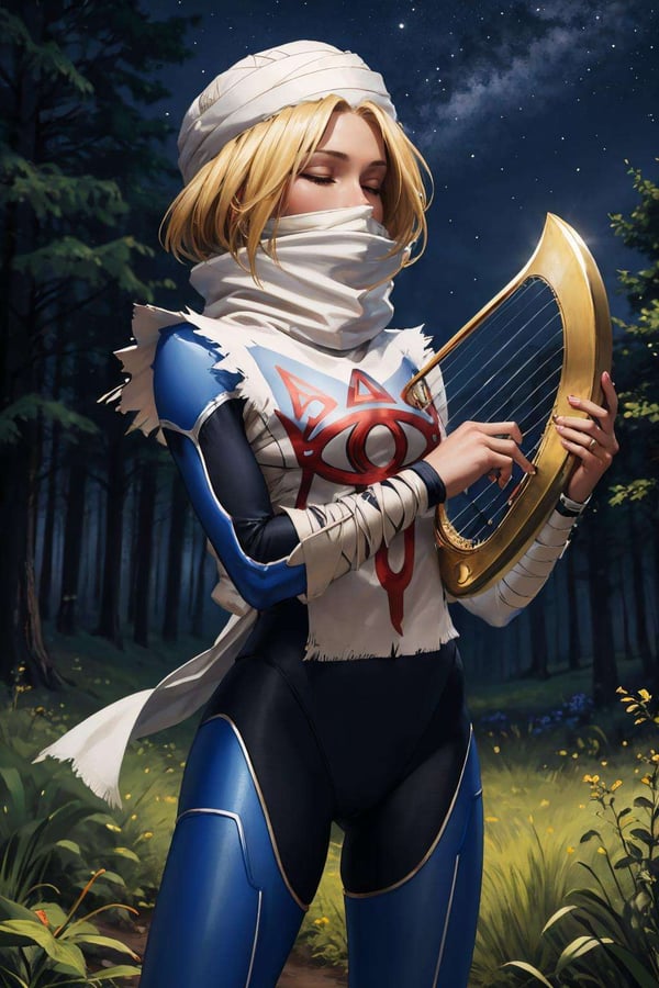 Sheik (The Legend of Zelda: Ocarina of Time) LoRA - v1 | image created ...