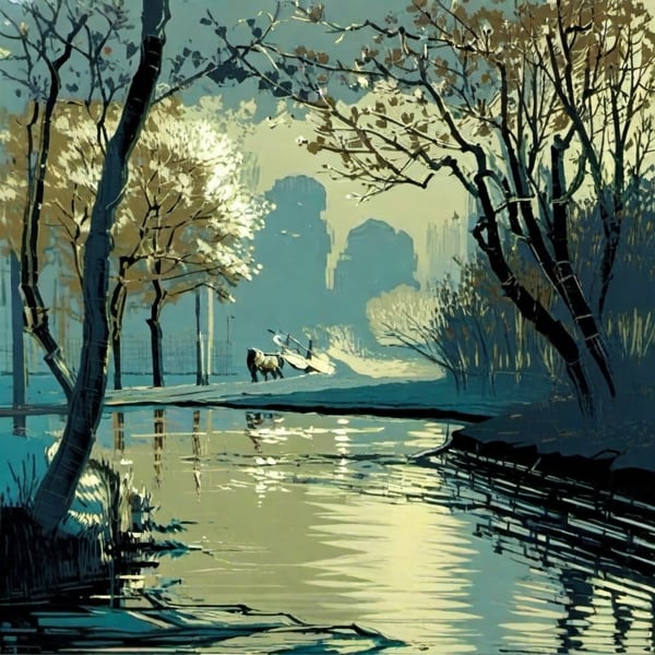 Chinese Printmaking - V2.0 - Free AI Model | Tensor.Art | Tensor.Art