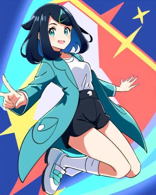 liko_\(pokemon\), black_shorts | image created by | Tensor.Art
