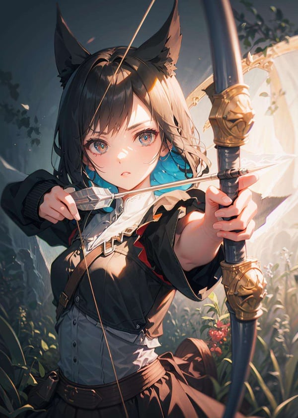 pose Drawing bow - 弓箭手 - Free AI LORA Download | Tensor.Art | Tensor.Art