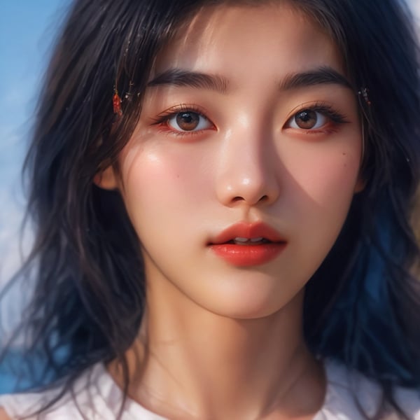 guangying on eyes, best qualit | image created by | Tensor.Art