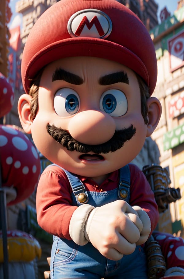 Super Mario The Movie - Version 1 | image created by Bowser Movie AI ...