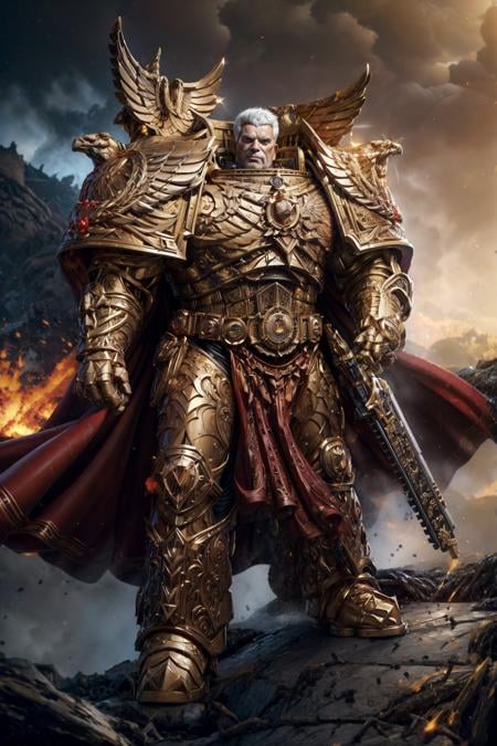 Rogal Dorn | Warhammer 40k - V1.0 | image created by Excited-bubble ...