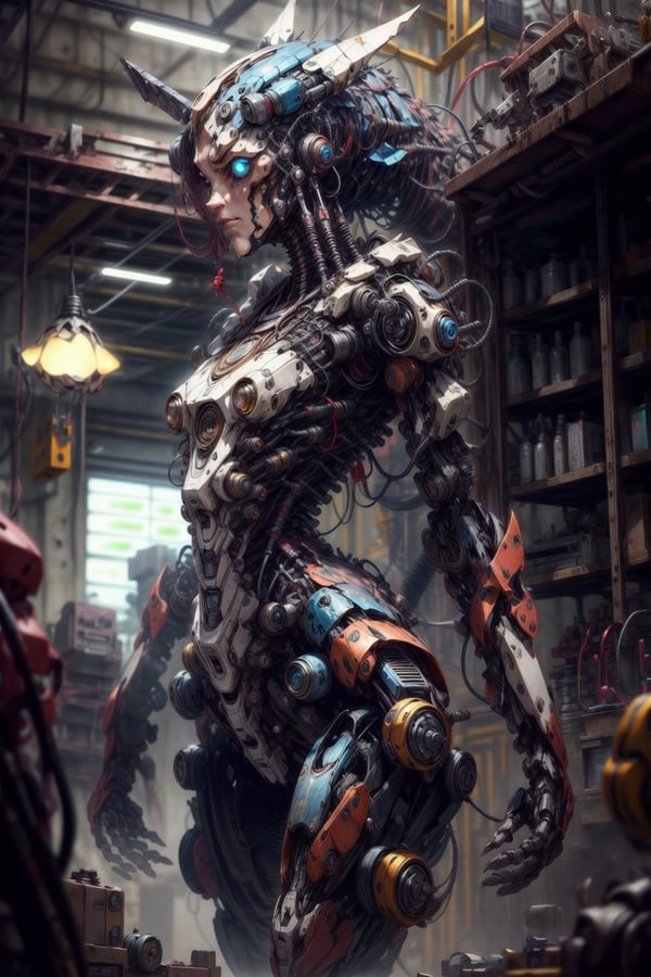 Mech4nim4lAI [woman :robot:.7 | image created by | Tensor.Art