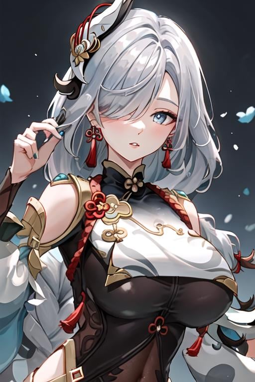 shenhe/申鶴/申鹤 (Genshin Impact) - v1.4 | Stable Diffusion Model - LORA on ...