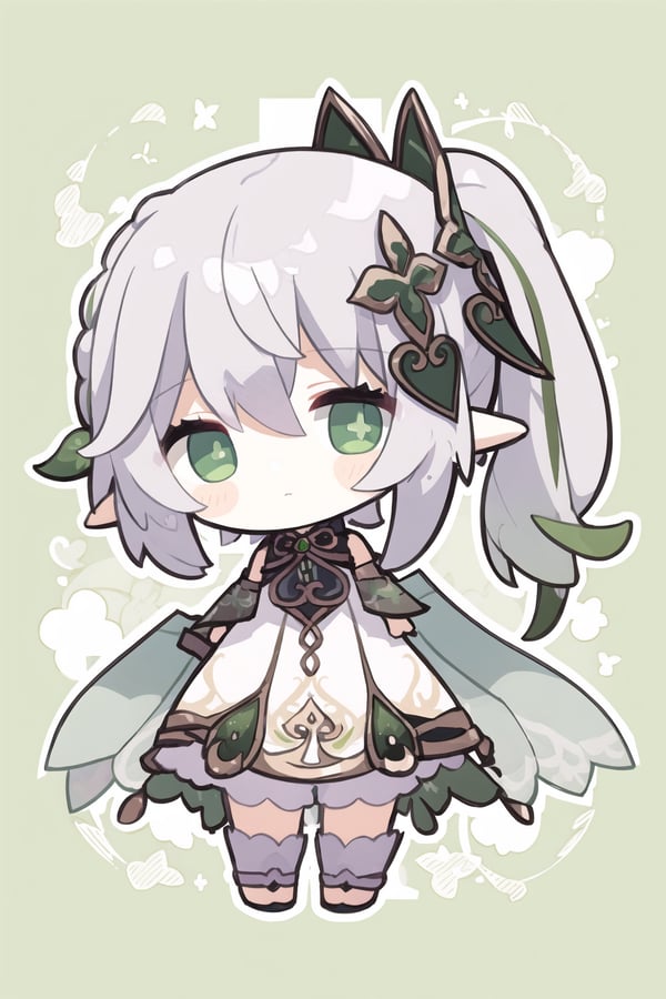 chibi,light, nahida | image created by | Tensor.Art