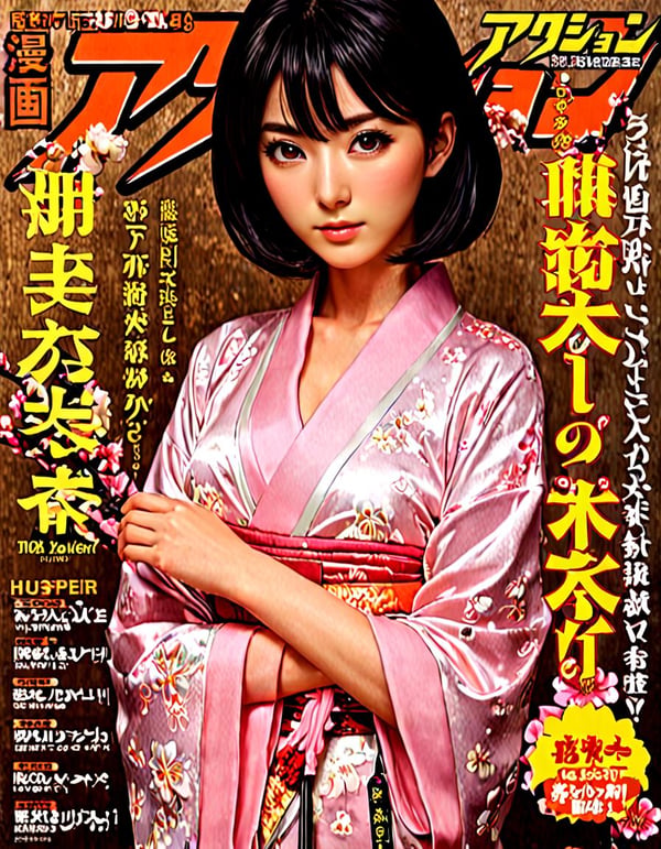 Manga Action (Magazine Cover) [SDXL] - Manga Action (Magazine Cover ...