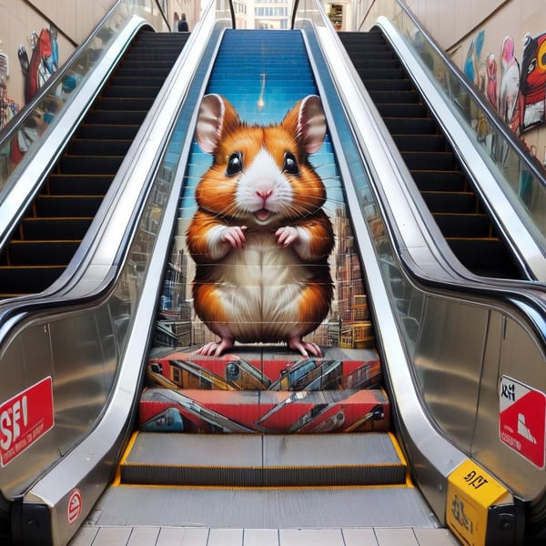 Escalator Art XL - v1.0 - Free AI LORA Download | Tensor.Art | Tensor.Art