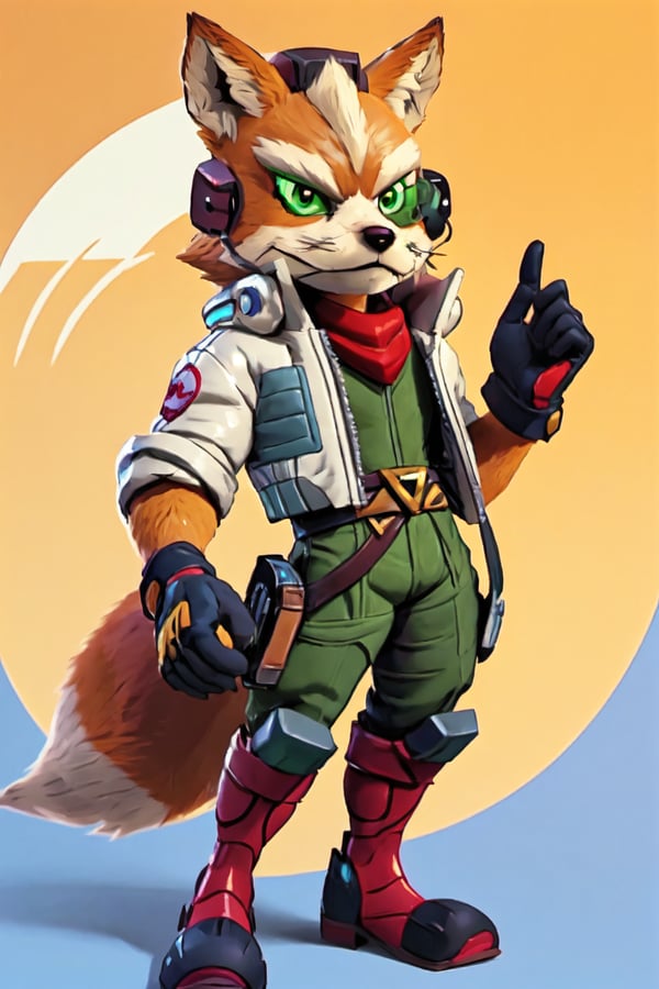 fox mccloud, 1boy, solo, male | image created by | Tensor.Art