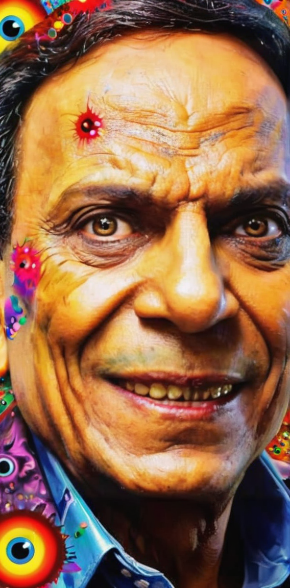 artwork. Gangester man. Colors | image created by | Tensor.Art
