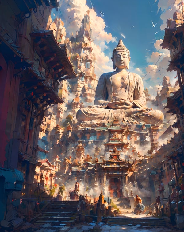 Buddha|大佛 - v1.0 | image created by 跑丢了鞋 | Tensor.Art