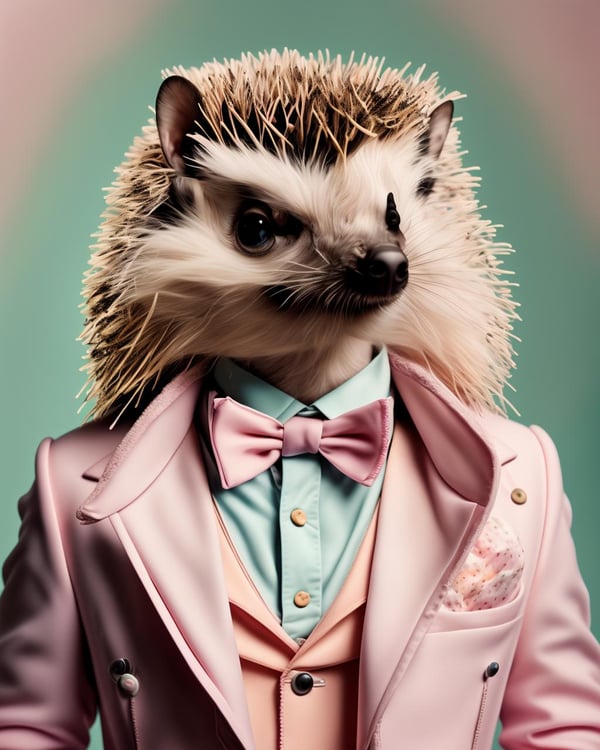 photo portrait, a hedge weari | image created by | Tensor.Art
