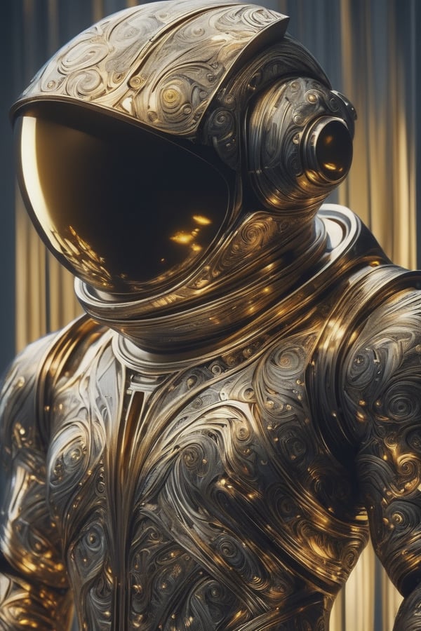 Retro futuristic sculpture mad | image created by | Tensor.Art