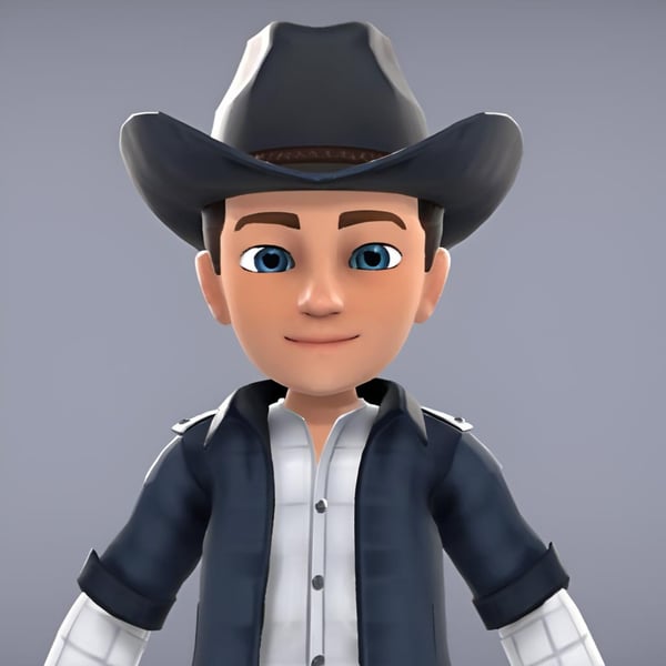 Cowboy, portrait, face focused | image created by | Tensor.Art