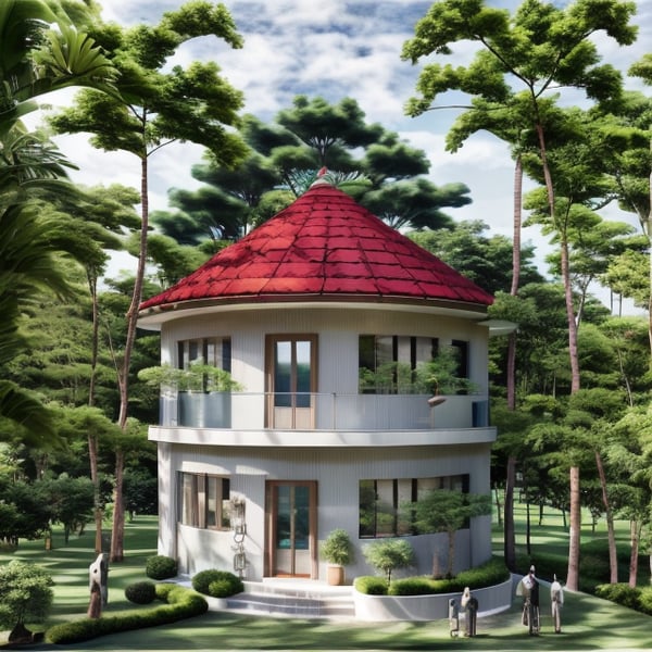 Round house exterior- TDNM - Version 1 | image created by TDN-M ...