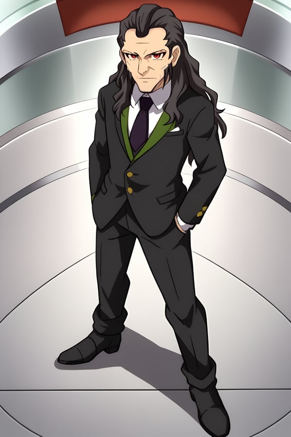 (1boy, solo, (Toudou_heikichi, | image created by | Tensor.Art