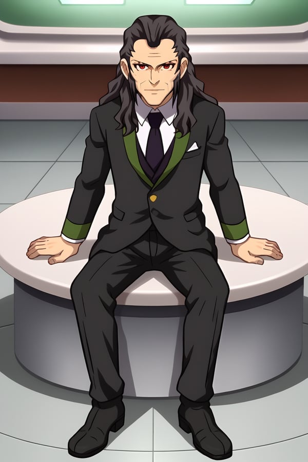 (1boy, solo, (Toudou_heikichi, | image created by | Tensor.Art