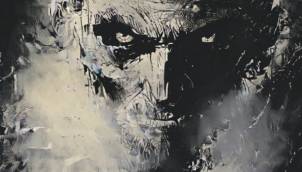 a ghost looking at the camera | image created by | Tensor.Art