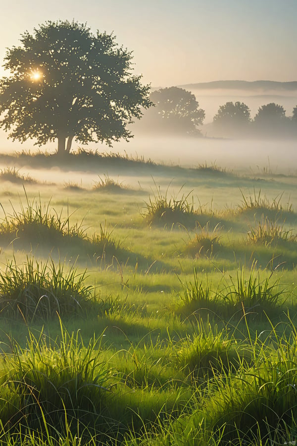 Misty grassland , - 1 | Stable Diffusion Model - LORA | Tensor.Art