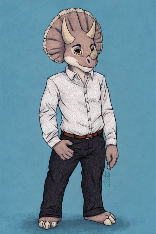 anthro triceratops - 1.5 | Stable Diffusion Model - LORA on TensorArt ...
