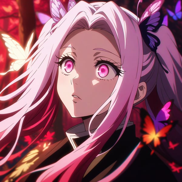 red theme, anime, anime style, | image created by | Tensor.Art