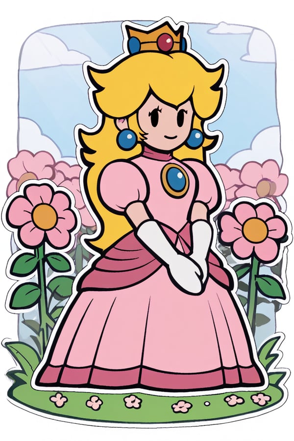 Paper Peach (Paper mario) + style ? | Tensor.Art | Tensor.Art