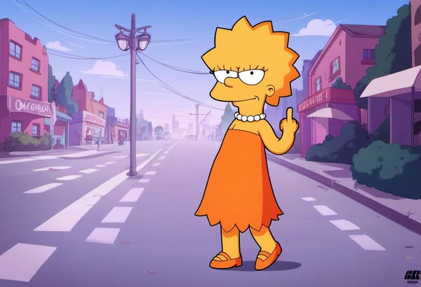 Lisa Simpsons for PonyXL - Lisa Simpsons for PonyXL | image created by ...