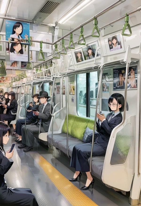JR East E235 series train interior PONY - PONY_V1 | Stable Diffusion ...