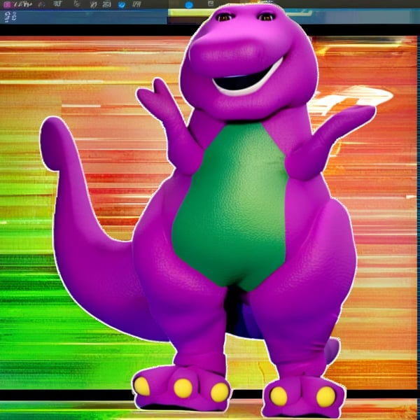 Barney the Dinosaur - V3 | image created by Bowser Movie AI | Tensor.Art