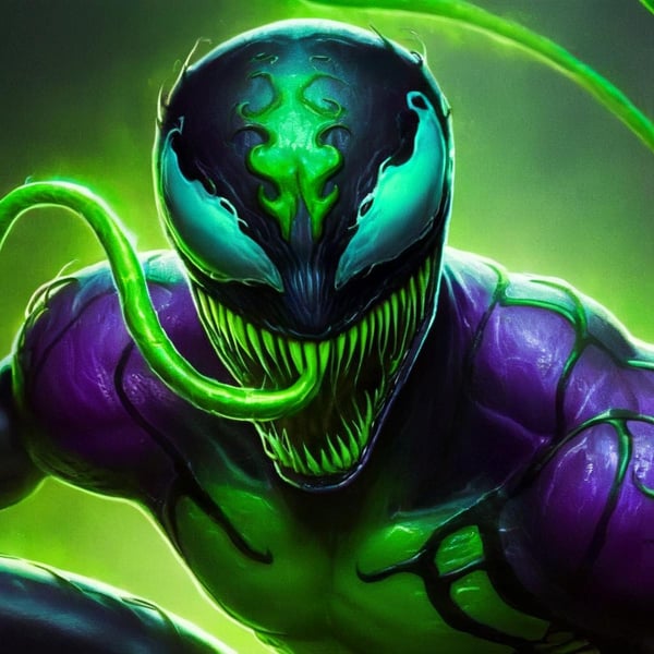 Symbiote Style XL + SD 1.5 - Symbiote Style v2 | image created by ...