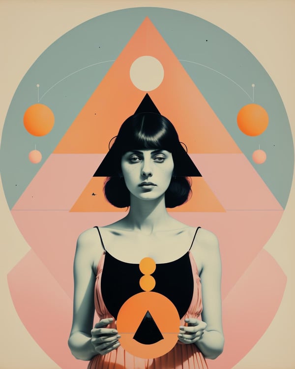 Geometric Woman - SD15 v1.0 | image created by Ciro Negrogni | Tensor.Art