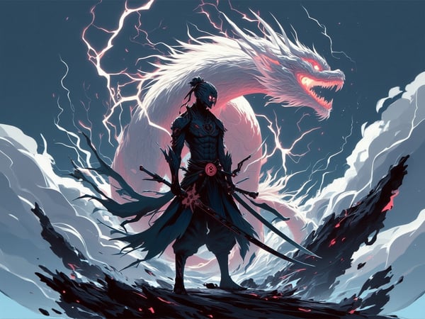 Flux | Monster Dragon - Minimalism style | Tensor.Art | Tensor.Art