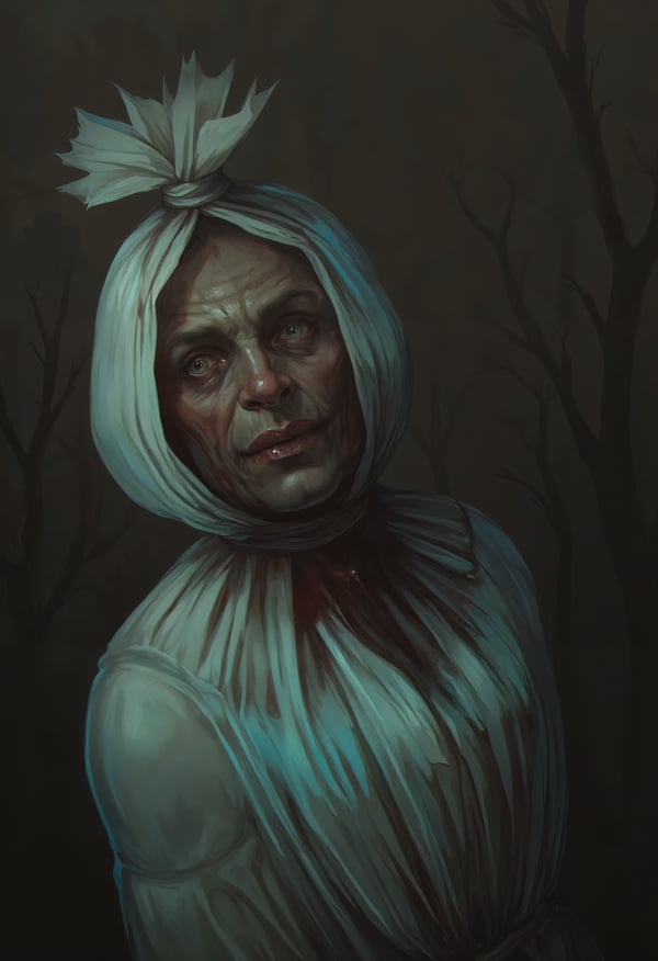 Ghost series - pocong | image created by BAJENDOT one | Tensor.Art