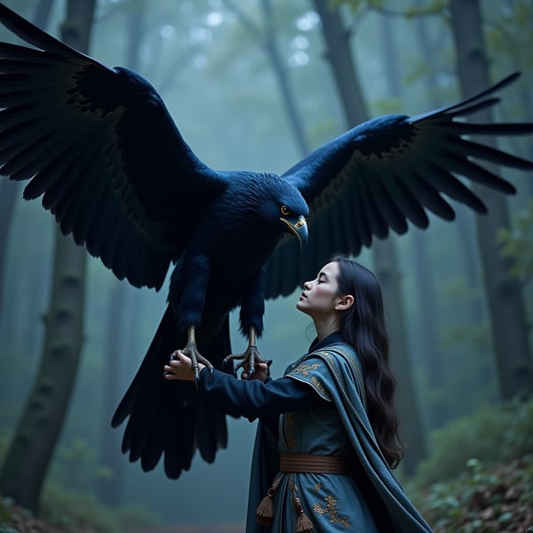 Falcon Raven Companion - 1.0 | FLUX - LORA on TensorArt | Tensor.Art