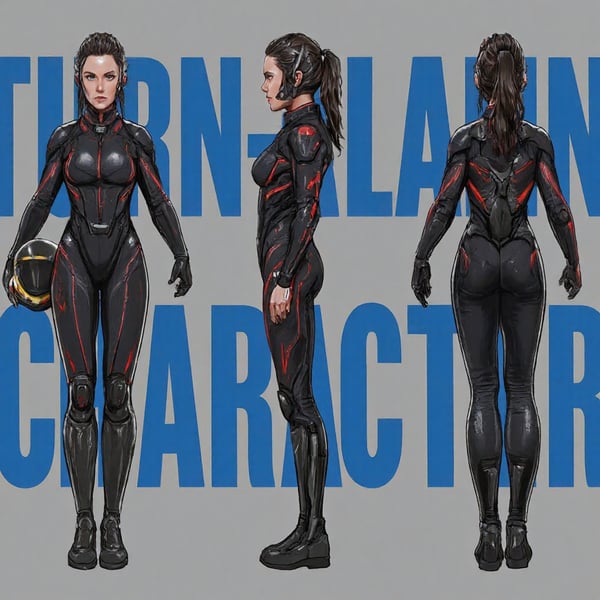 Turnaround Character Helper FLUX - V0.1 | FLUX - LORA | Tensor.Art