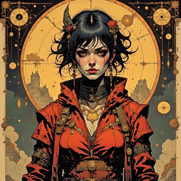 Flux Manga Illustration Style - v1 highEpoch | image created by ...
