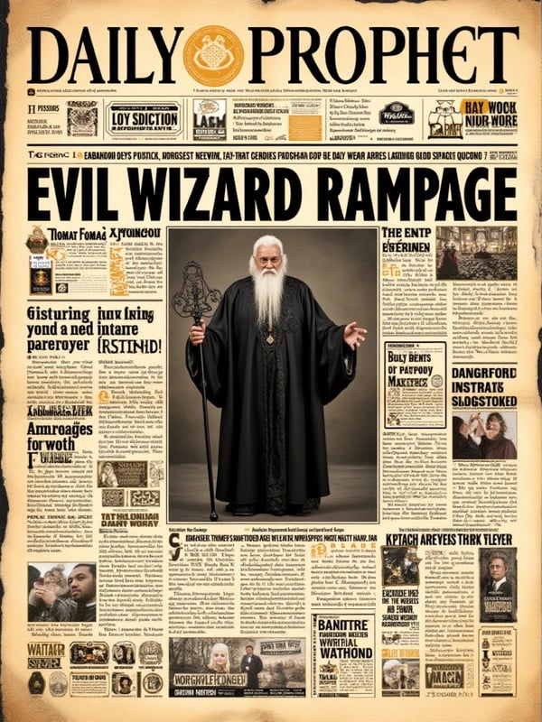 Harry Potter - Daily Prophet News | image created by abangkudat ...