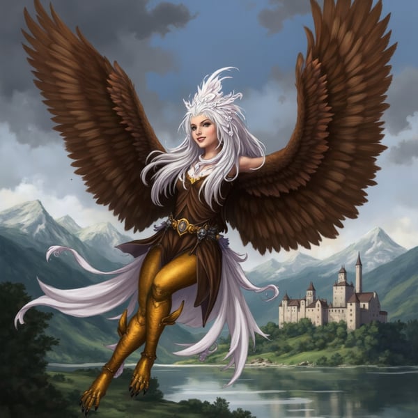 Magic Creatures: Harpies! - 6 | FLUX - LORA | Tensor.Art