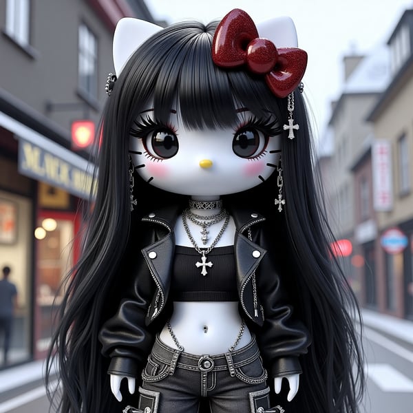 Hello Kitty Flux Realistic Chibi - V1 | Tensor.Art | Tensor.Art